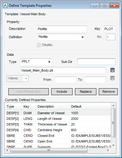 Property Definitions