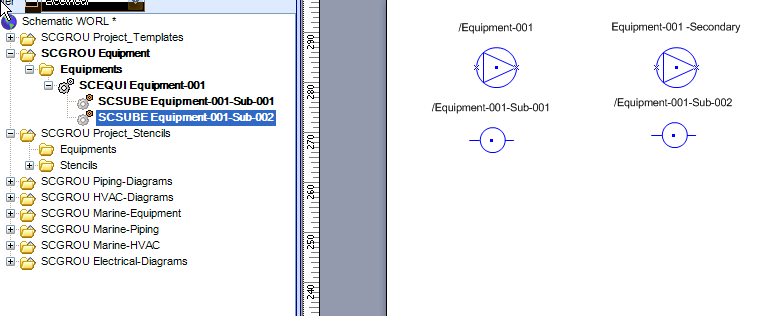 Equipment and Sub-equipment Copy and Paste Summary