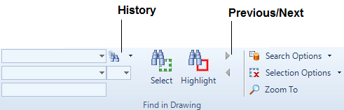 Find in Drawing Toolbar
