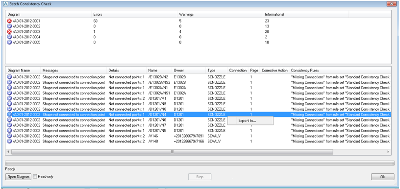 Batch Consistency Check