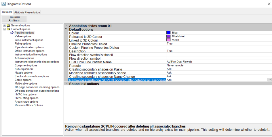 Deletion of Orphaned Pipeline from Schematic Explorer Deletion of Orphaned Pipeline from Schematic Explorer