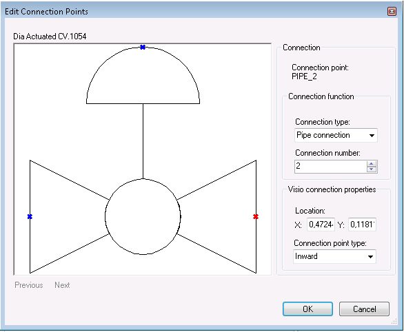 Edit Connection Points Dialog