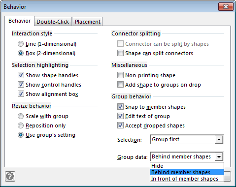 Creating MS Visio Shapes