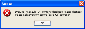 Save Work and Save As