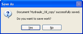 Save Work and Save As