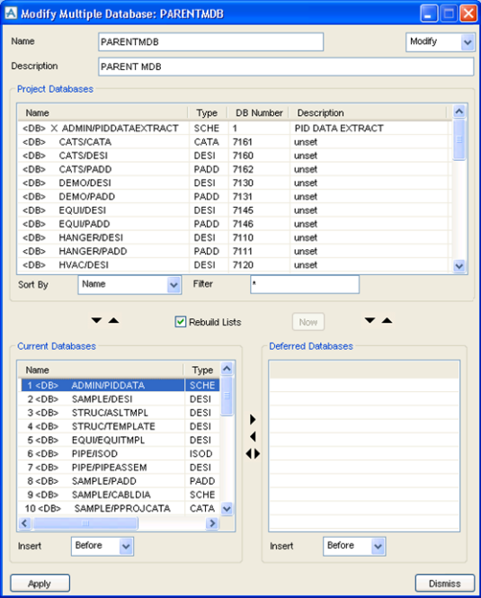 MDB and Database Setup