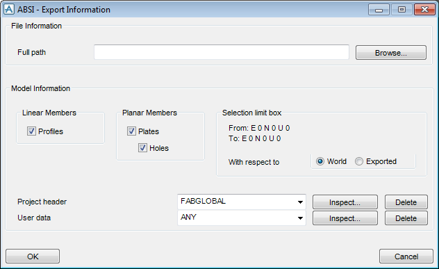 Export to AVEVA Bocad Steel