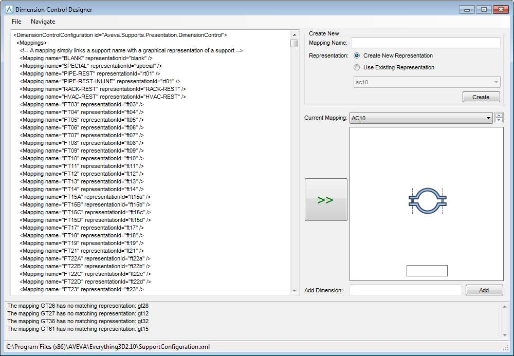 Dimension Customisation