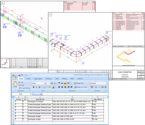 Isometric Automatic Drawing Production