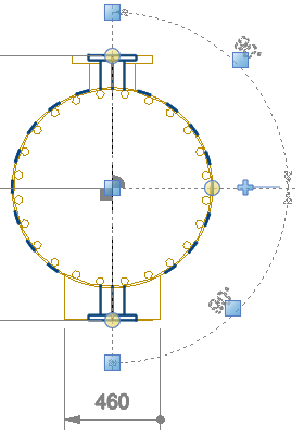 Add Angular Dimensions Using Grip Points