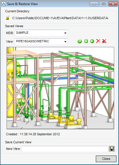 Save and Restore Views