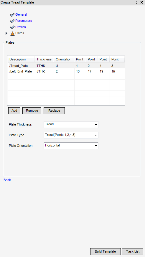 Create Tread Template