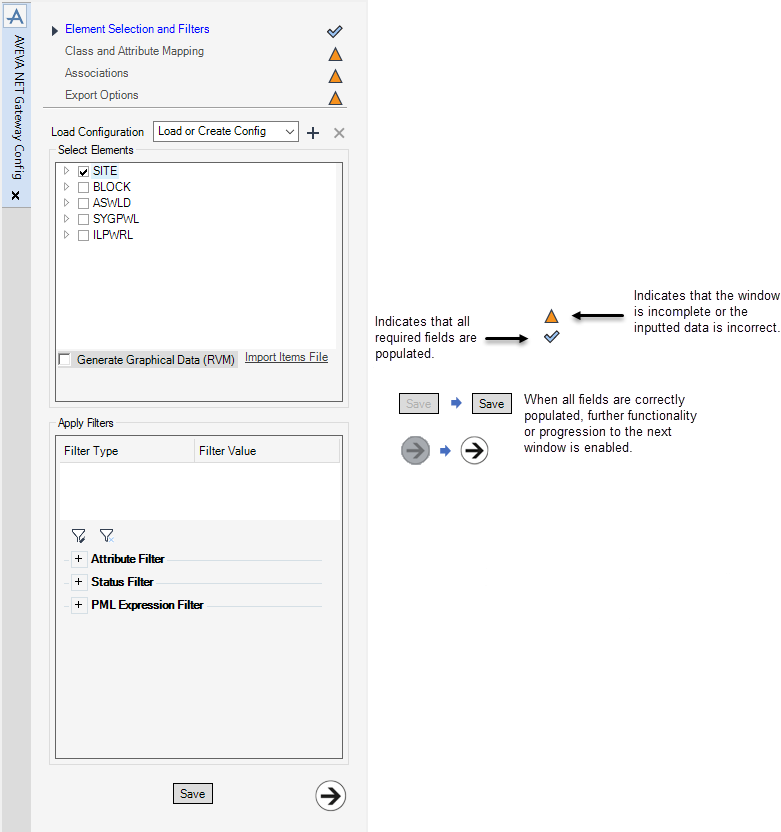 AVEVA NET Gateway Configuration