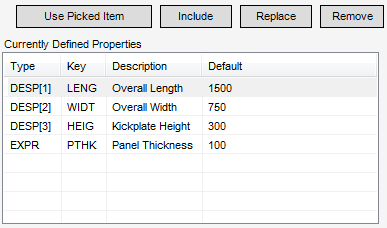 Property Definitions
