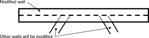 Modify Straight Wall