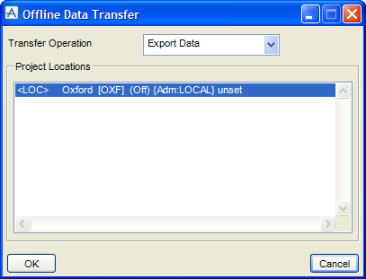 Transferring Updates to Off-line Locations