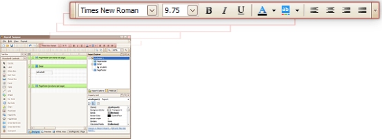 Formatting Toolbar