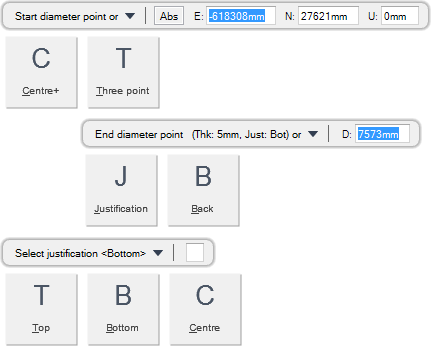 Create Arc Panel with Two Specified Points